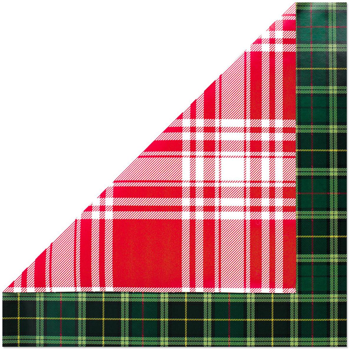 Pretty Plaid 4-Pack Christmas Wrapping Paper Rolls, 125 sq. ft ...