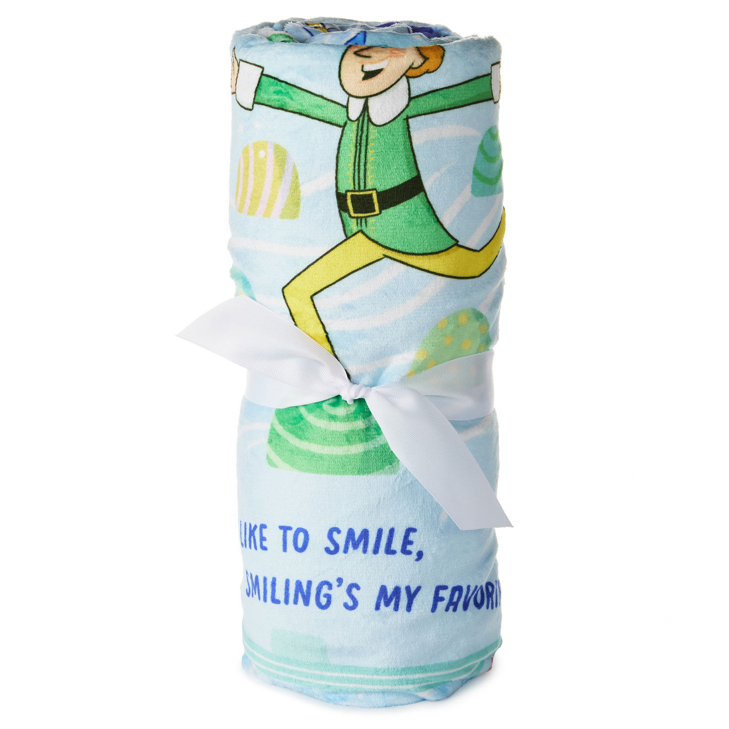 Elf Journey to New York Throw Blanket, 50x60 - Pillows & Blankets ...