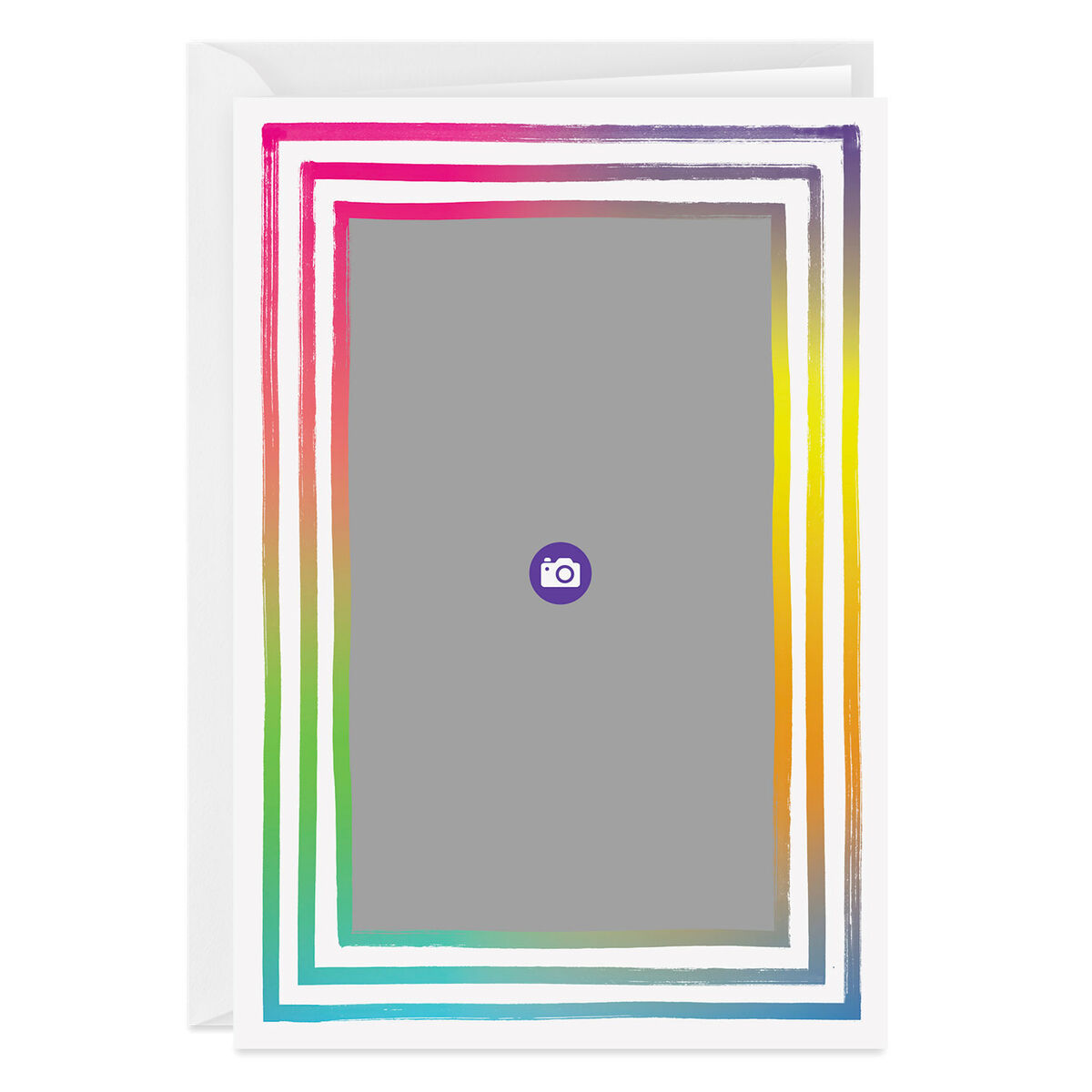 Personalized Rainbow Frame Photo Card - Greeting Cards - Hallmark