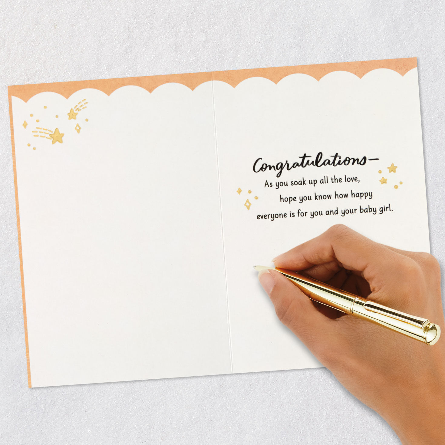 A Star So Bright New Baby Girl Card - Greeting Cards | Hallmark