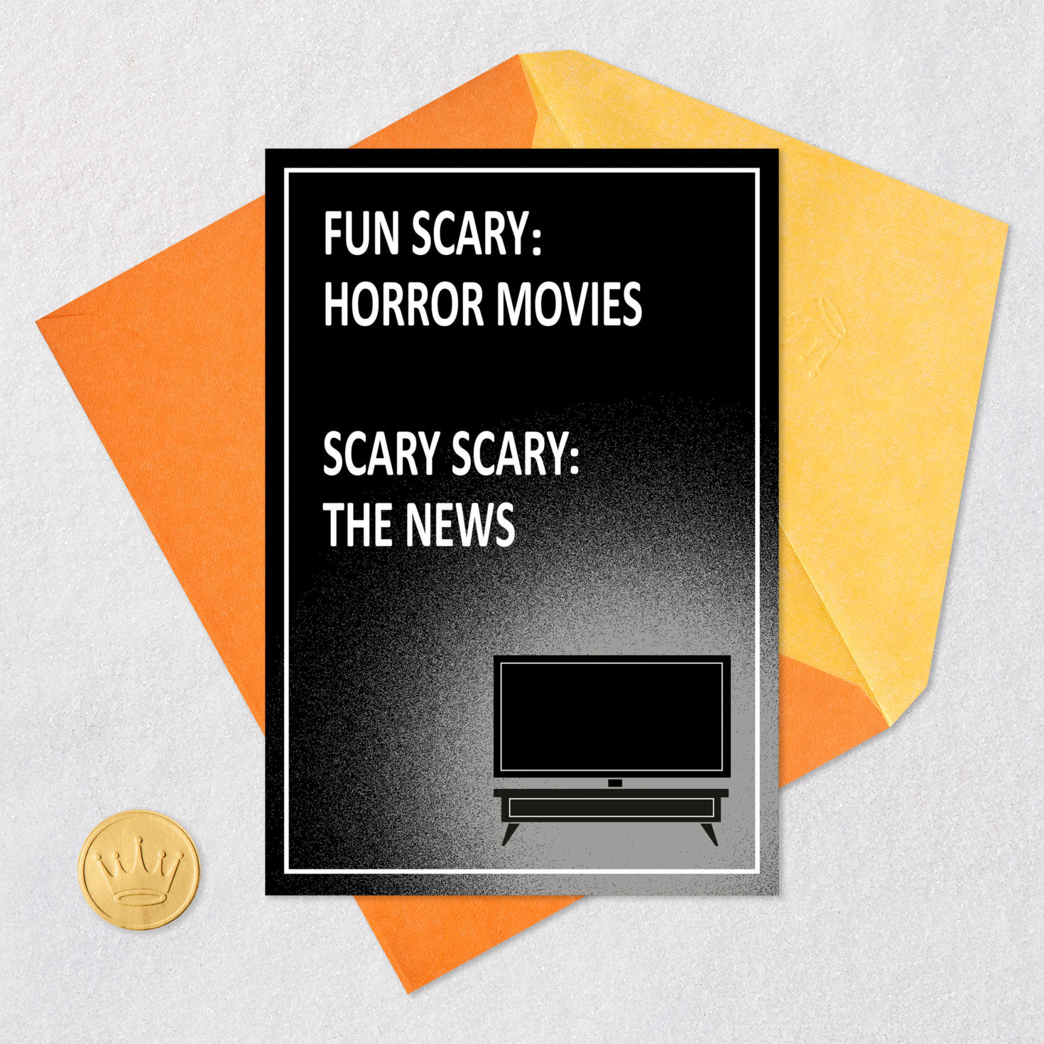 Choose Your Scary Wisely Funny Halloween Card - Greeting Cards | Hallmark