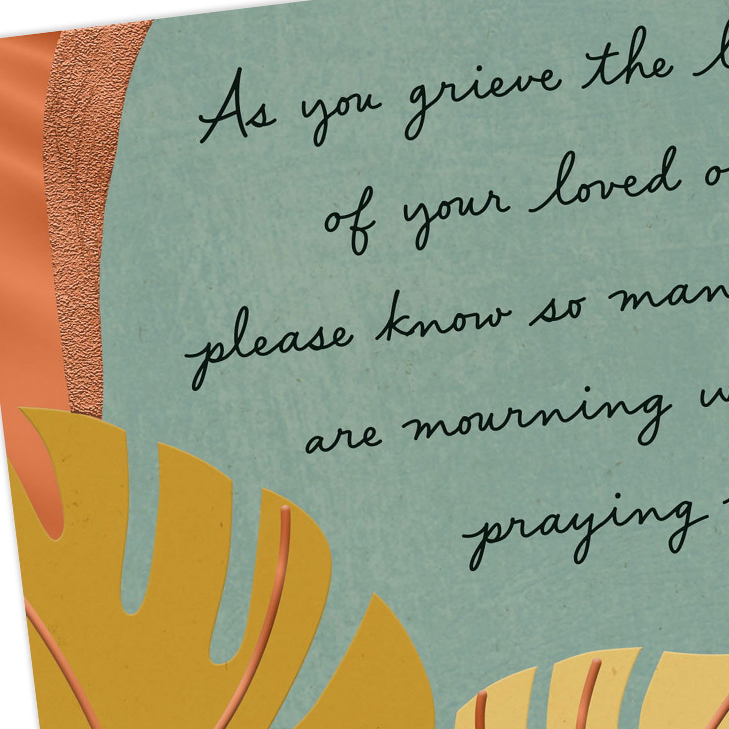 As You Grieve a Beloved Soul Sympathy Card - Greeting Cards | Hallmark