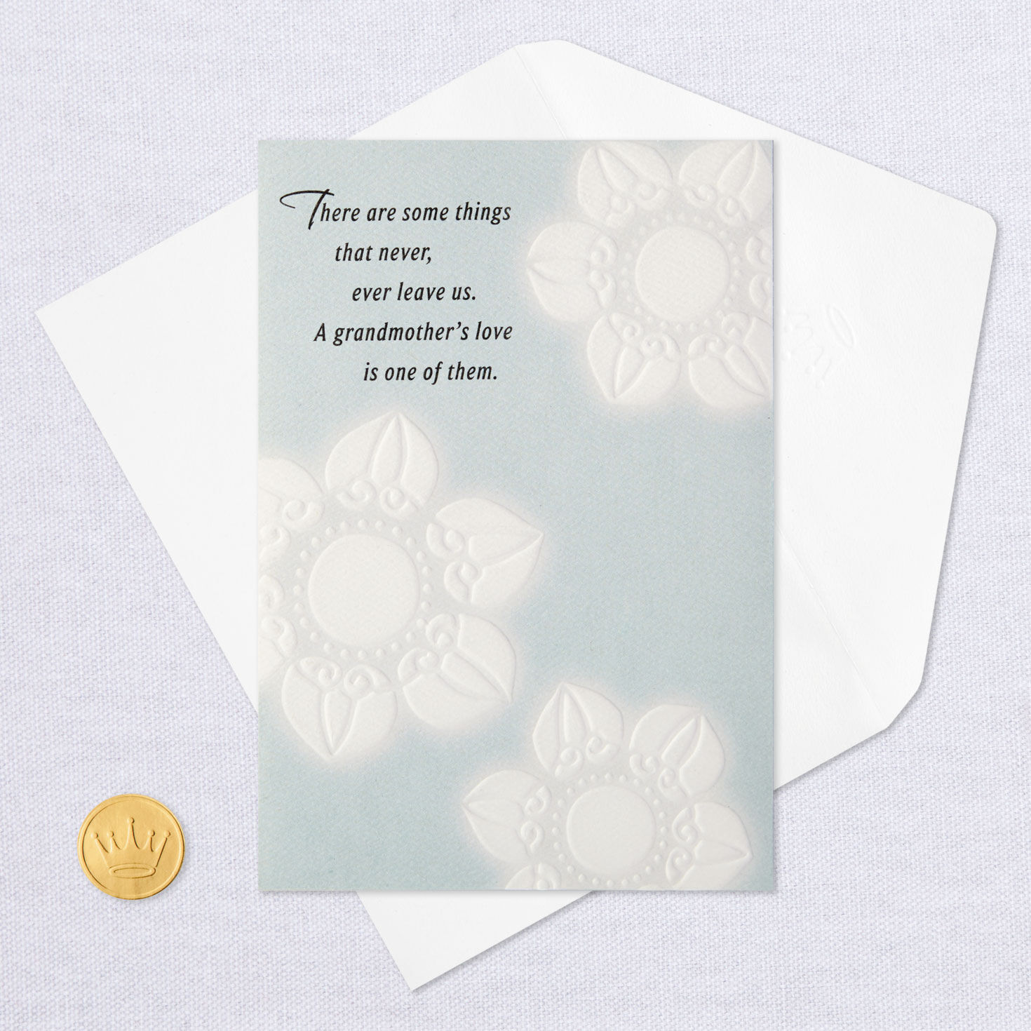 A Grandmother's Love Never Leaves Sympathy Card - Greeting Cards | Hallmark