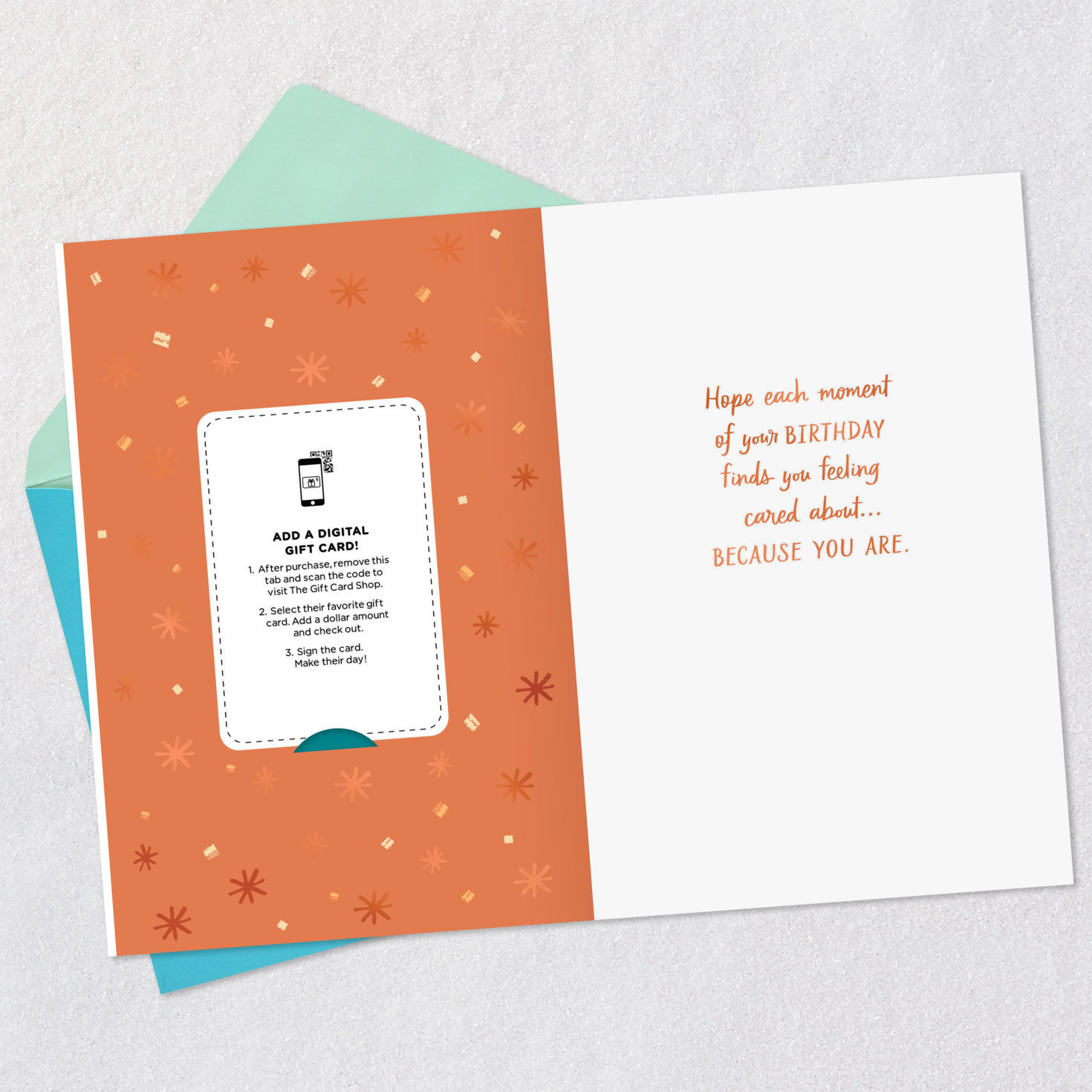 Enjoy Every Moment Cake With Candles Gift Card Greeting Birthday Card ...