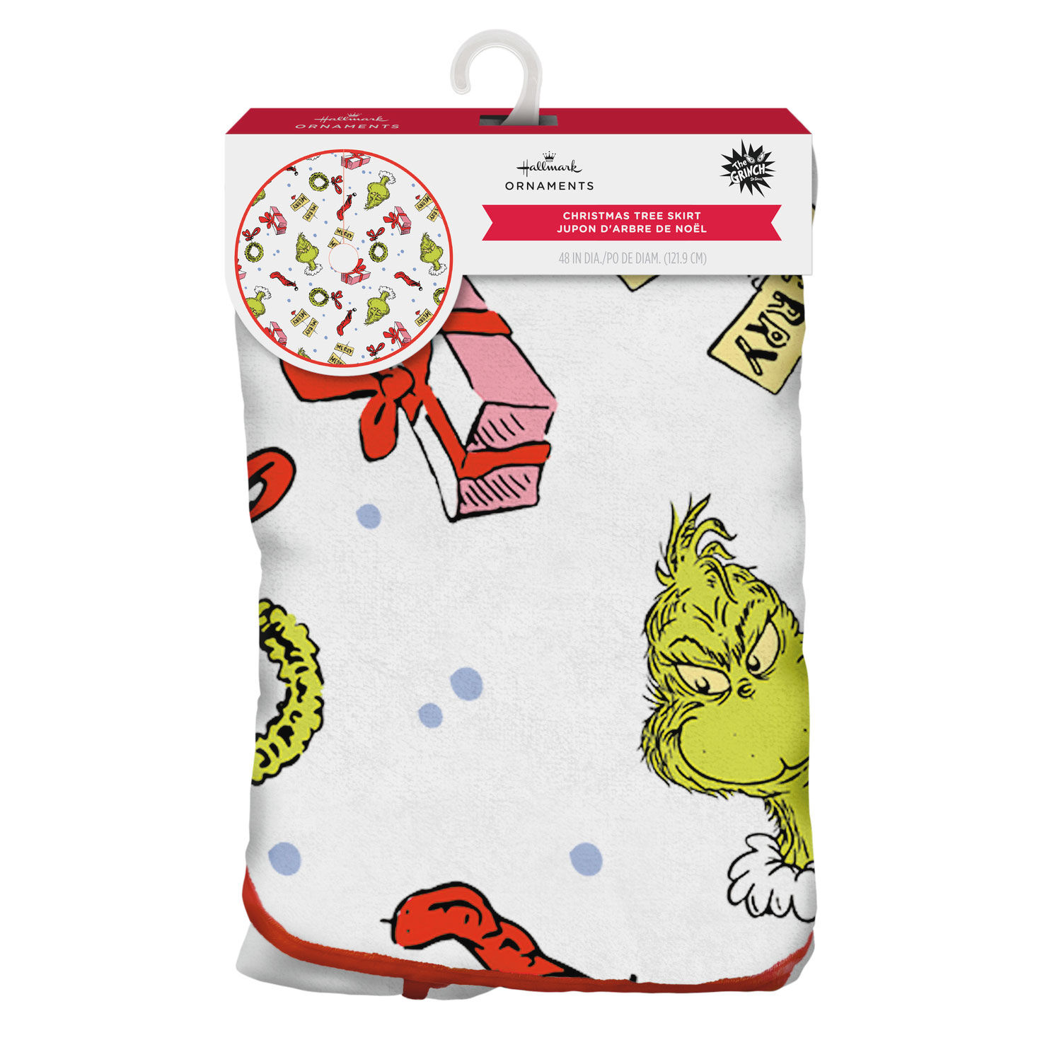Dr. Seuss's How the Grinch Stole Christmas!™ Fabric Hallmark Tree Skirt, 48" - Hallmark ...