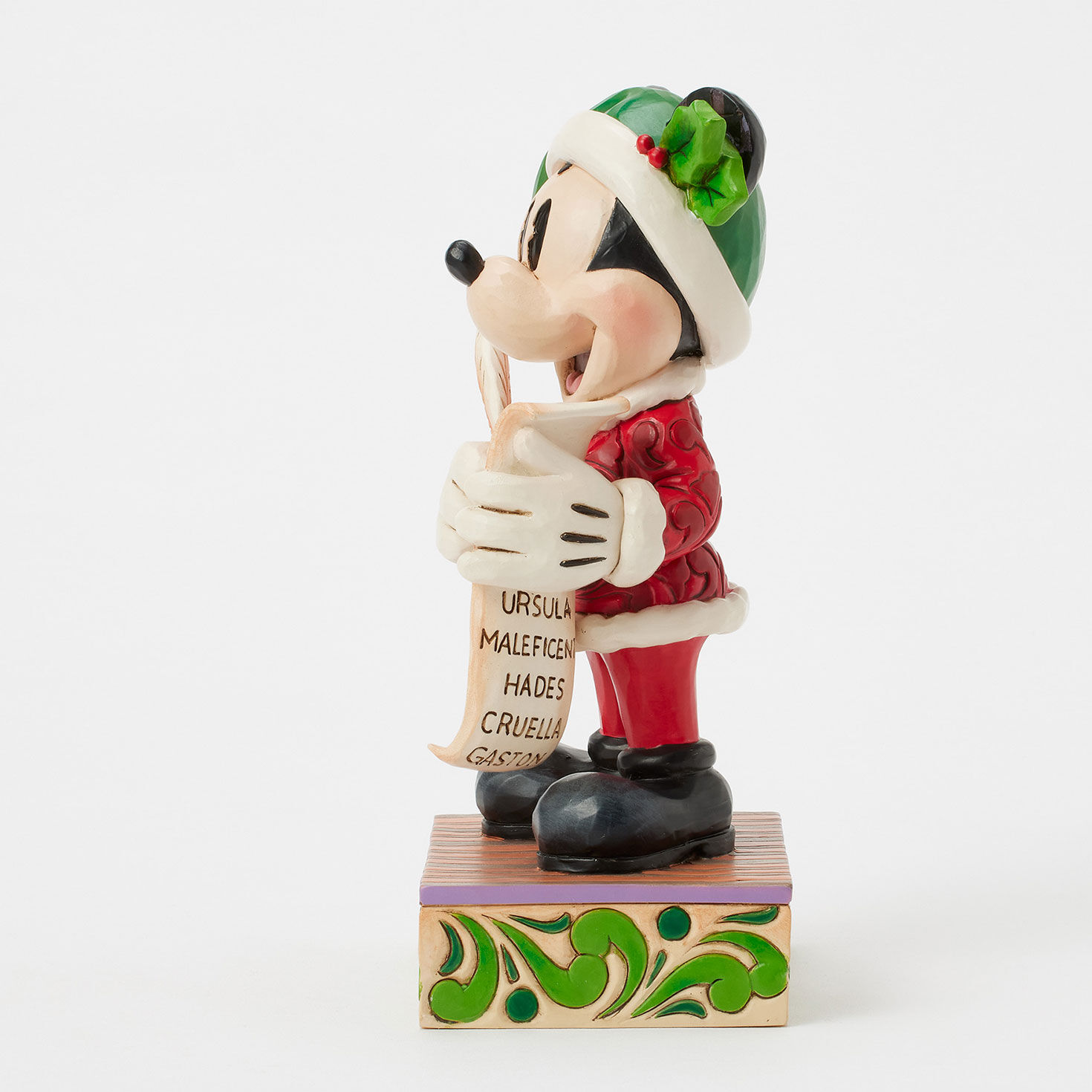 Jim Shore Disney Santa Mickey Checks His List Figurine, 7.75 ...