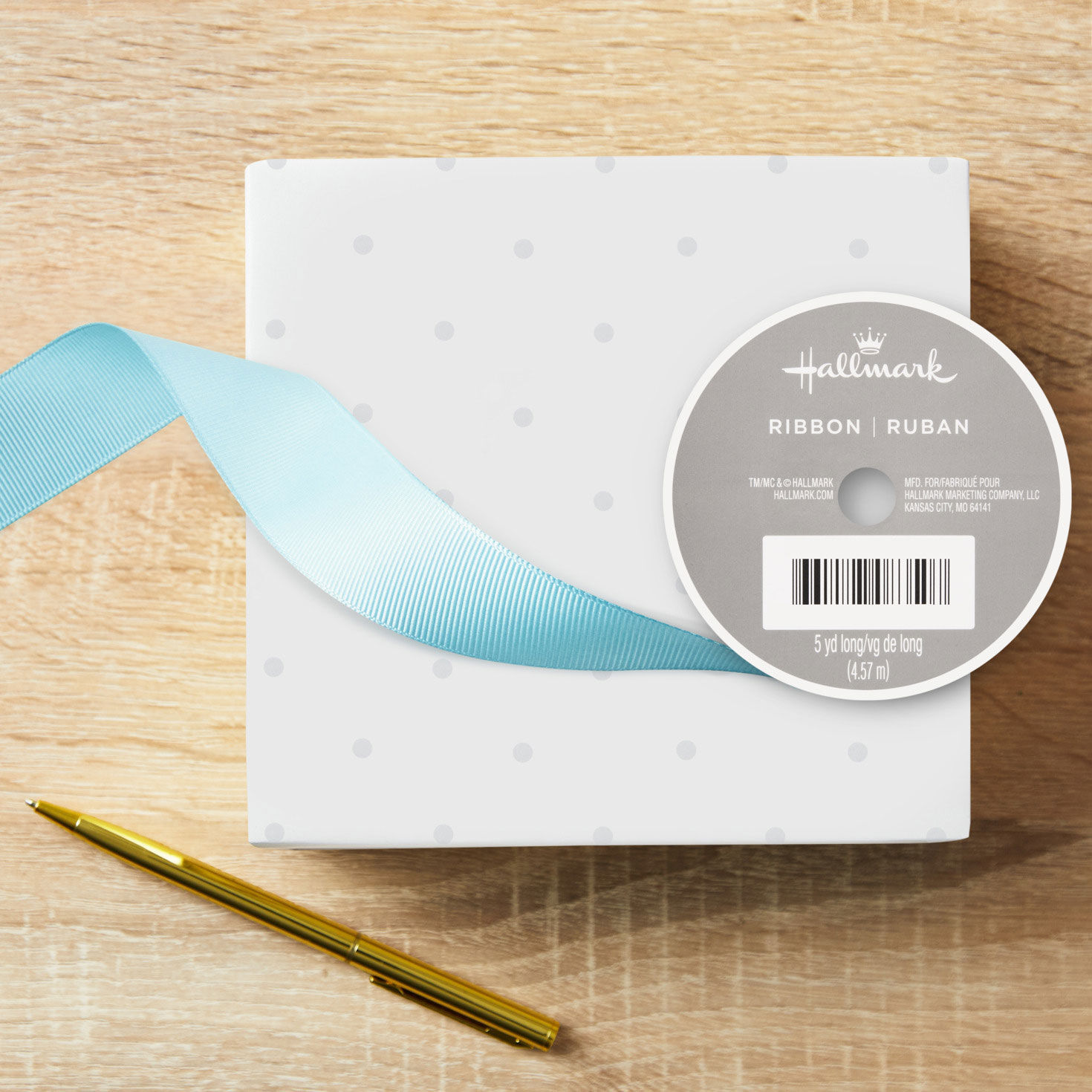 1" Sage Green Grosgrain Ribbon, 18' - Bows & Ribbons | Hallmark