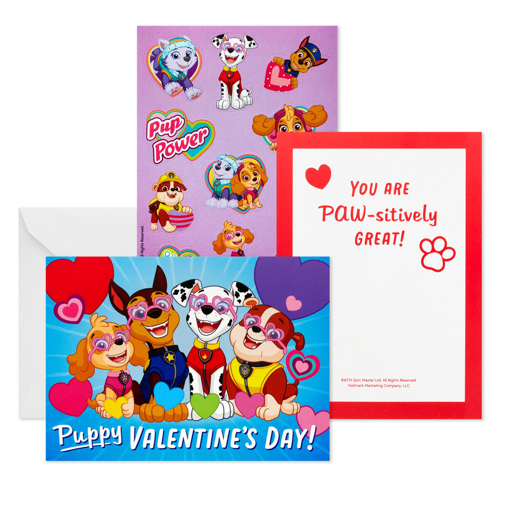 Paw Patrol™ Kids Assorted Valentines With Stickers, Pack of 24 - Boxed ...