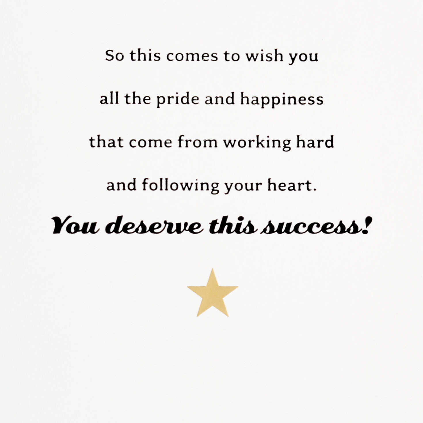 You Deserve This Graduation Card - Greeting Cards | Hallmark