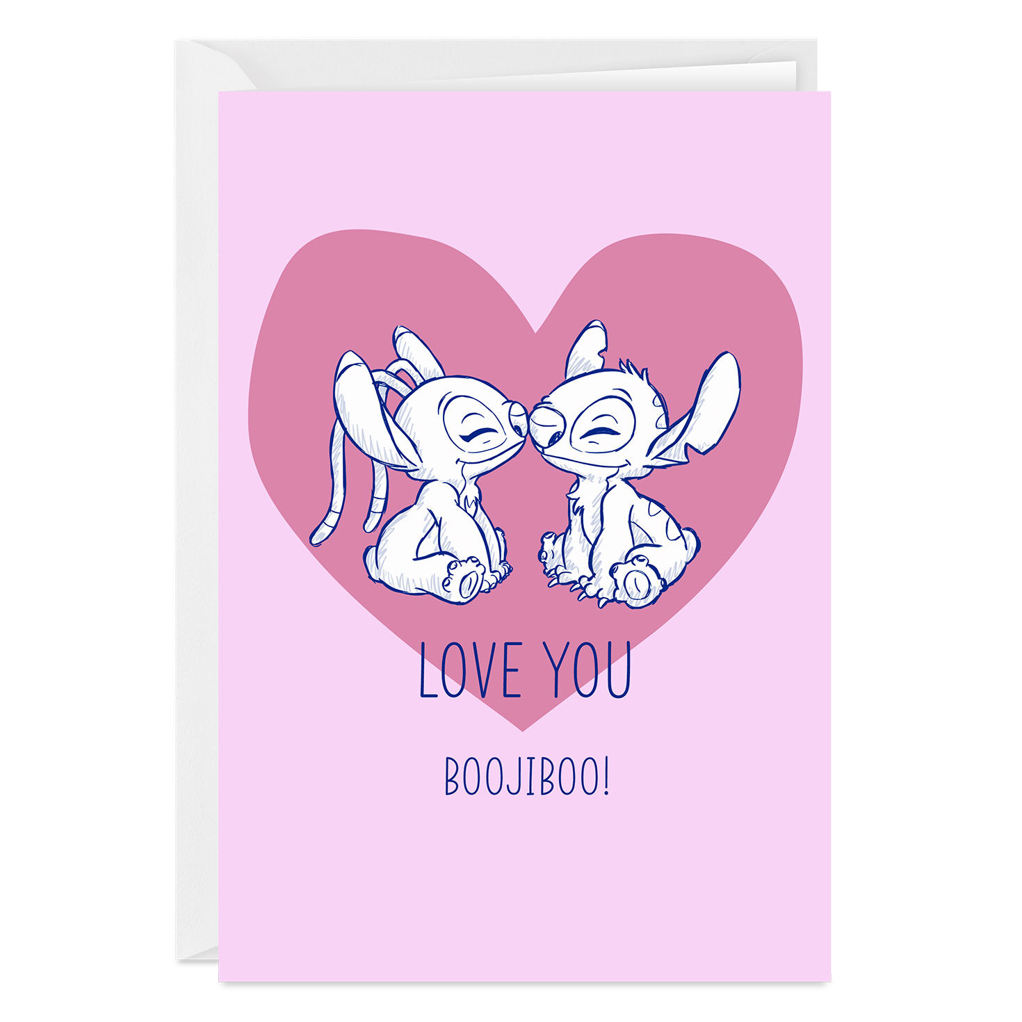 Disney Lilo & Stitch Custom Valentine's Day Card - Greeting Cards ...
