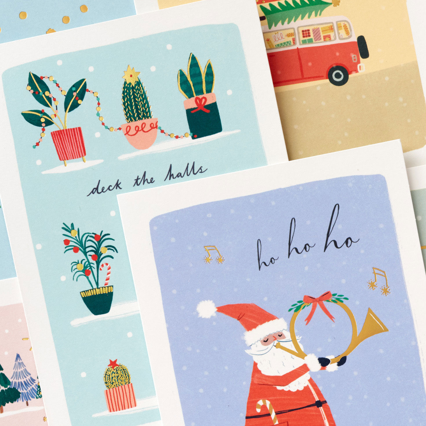 Festive Fun Boxed Christmas Cards Assortment, Pack of 24 - Boxed Cards ...