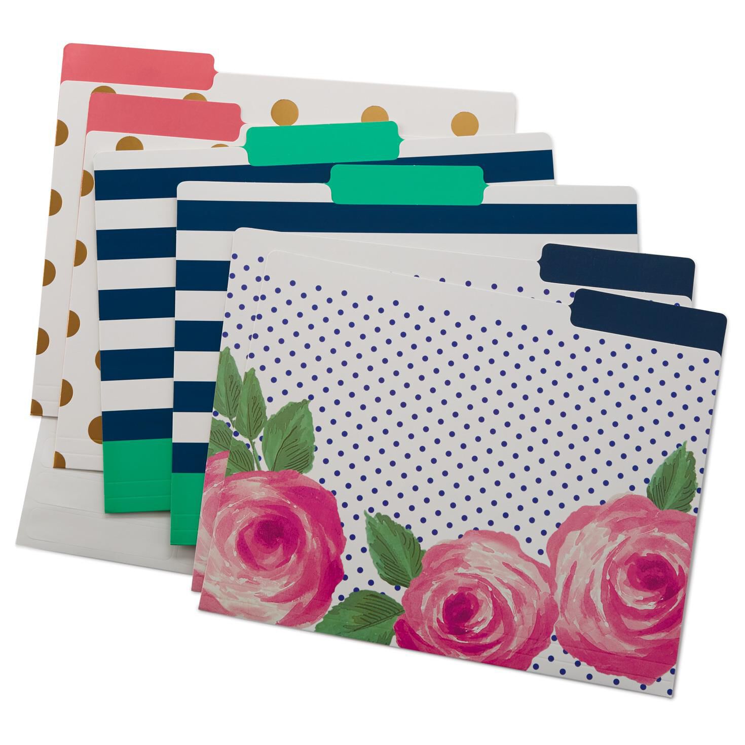Pretty & Preppy File Folders—Set of 6