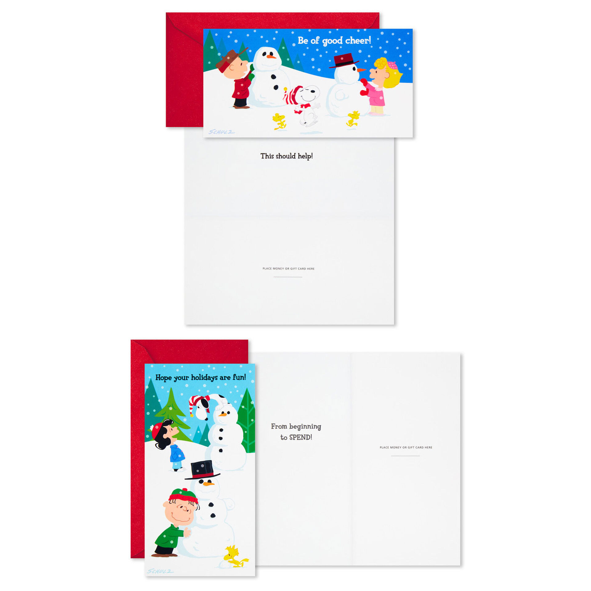 Peanuts® Gang Assorted Money Holder Boxed Christmas Cards, Pack of 36 ...