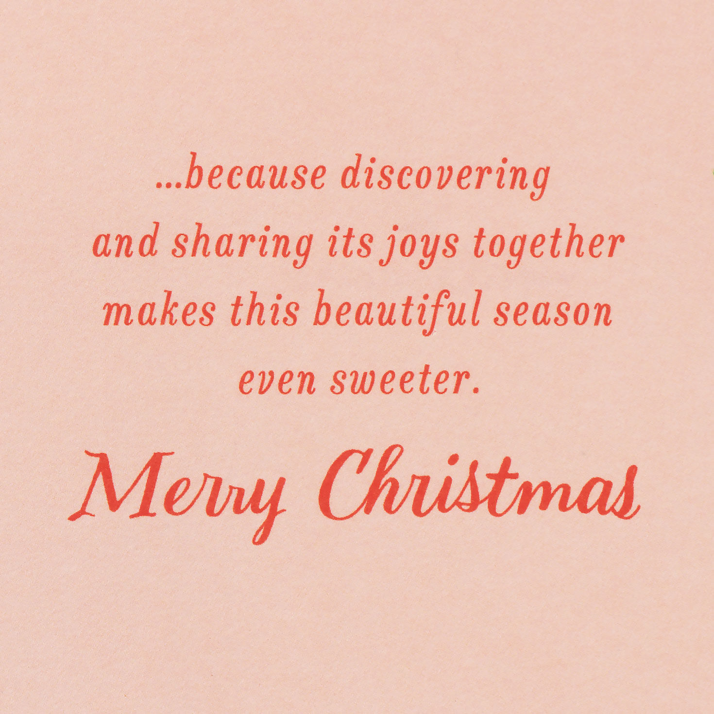 Sharing the Joy Christmas Card for Daughter and Family - Greeting Cards ...