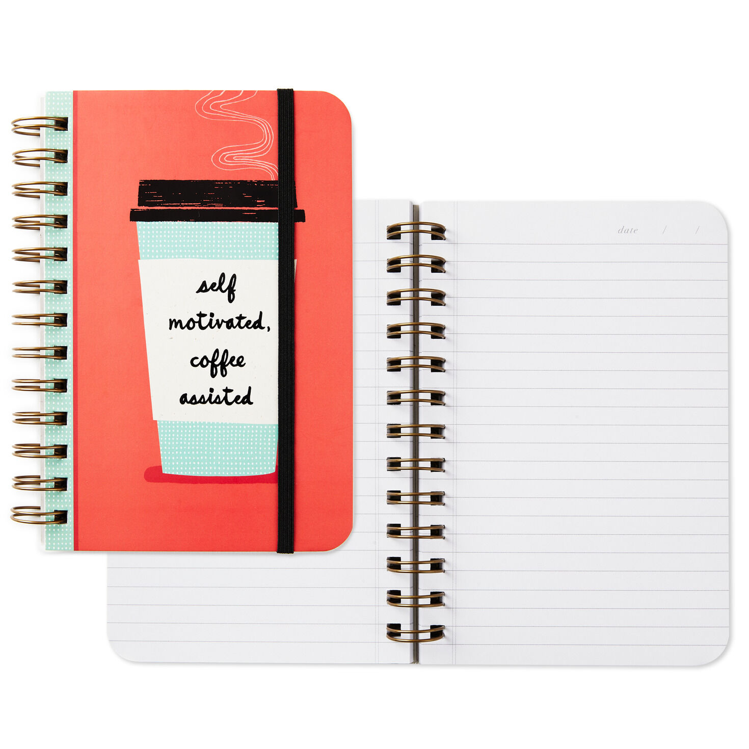 Coffee Assisted Spiral Notebook - Notebooks & Journals | Hallmark