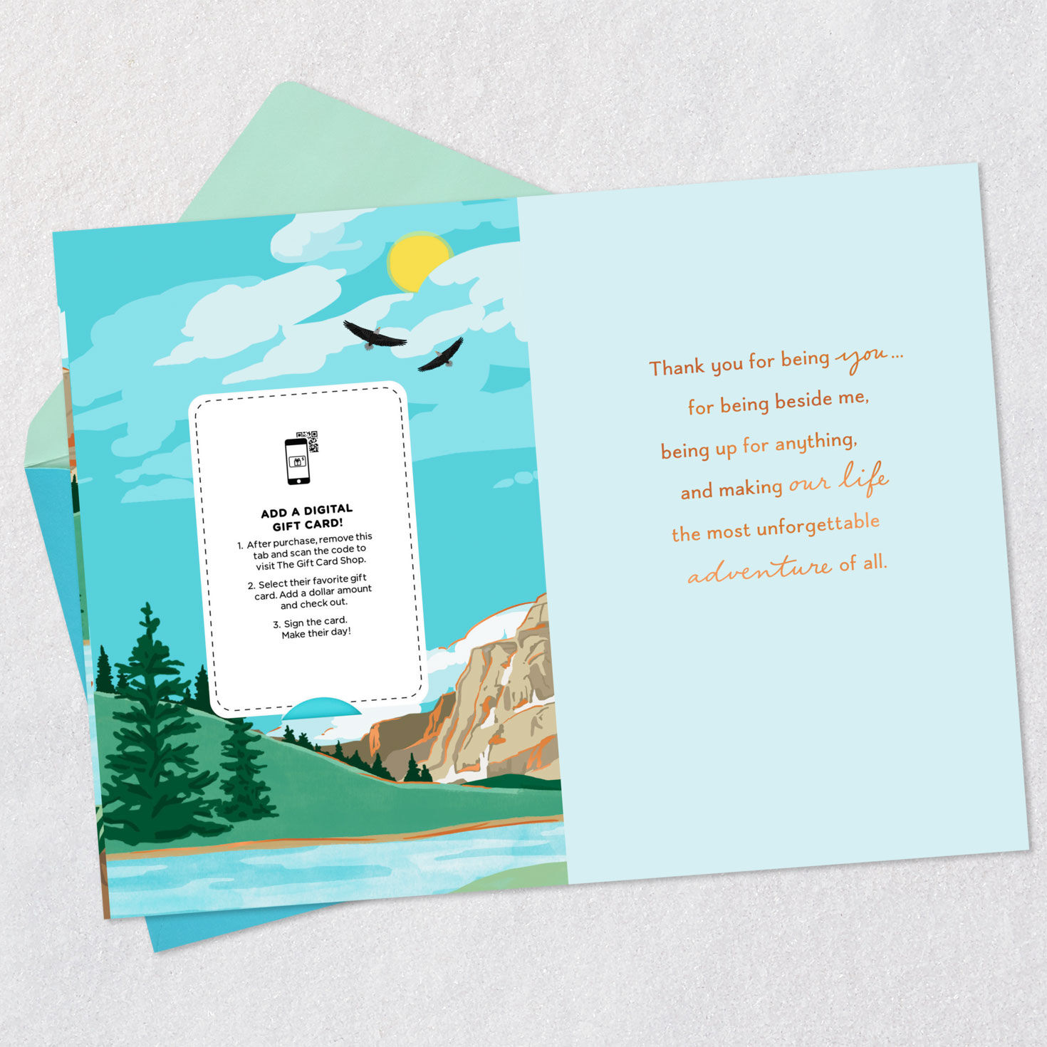 My Partner, My Love Gift Card Greeting Romantic Birthday Card ...