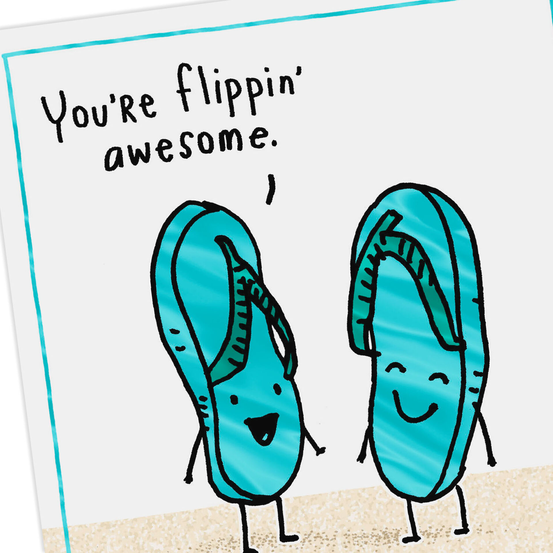 You're Flippin' Awesome Funny Love Card - Greeting Cards - Hallmark
