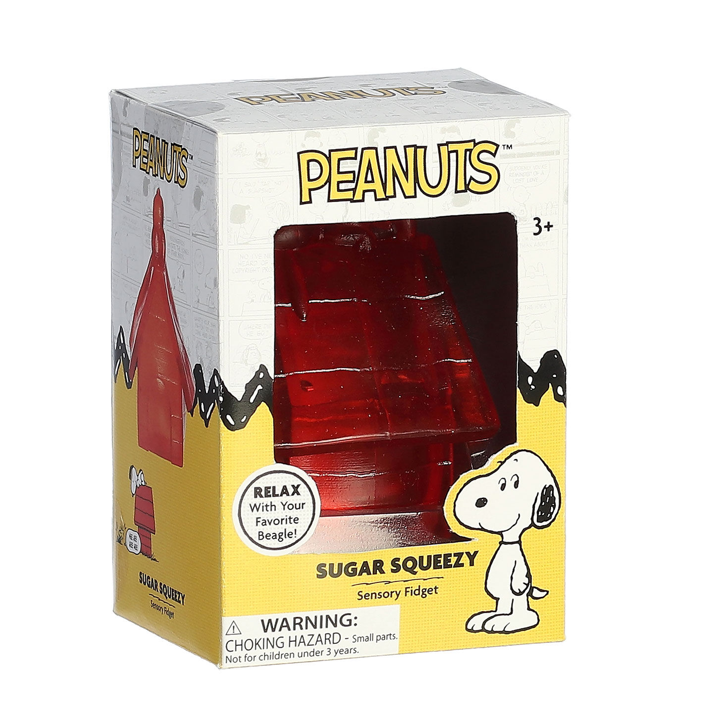 Aurora Peanuts Snoopy on Doghouse Sugar Squeezy Fidget Toy - Classic ...