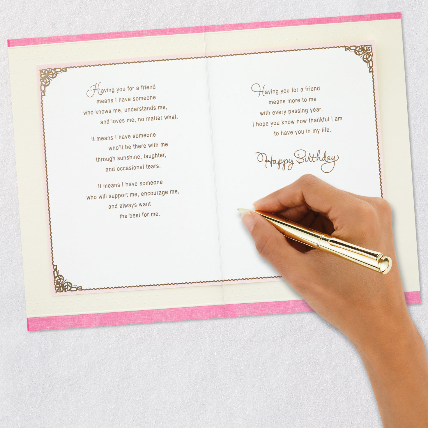 A Friend Like You Means So Much Birthday Card for Friend - Greeting ...