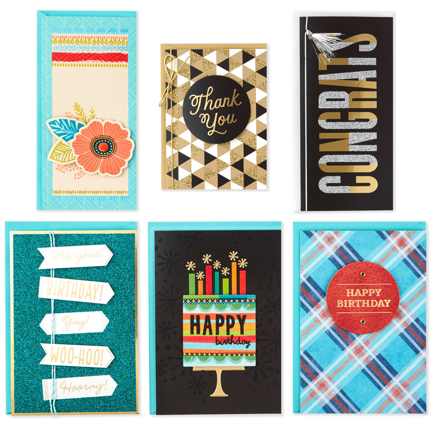 Assorted Cards for All Occasions in Floral Organizer Box, Box of 24 ...