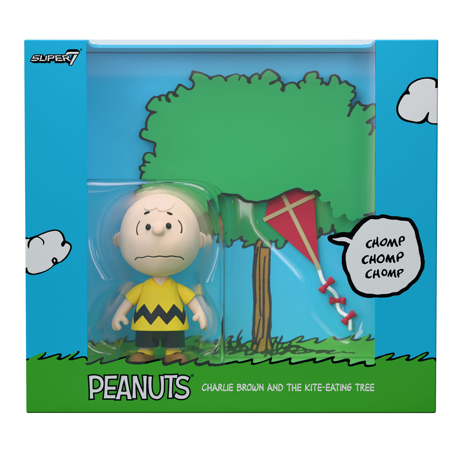 Super7 Peanuts Charlie Brown and the Kite-Eating Tree ReAction Figure ...