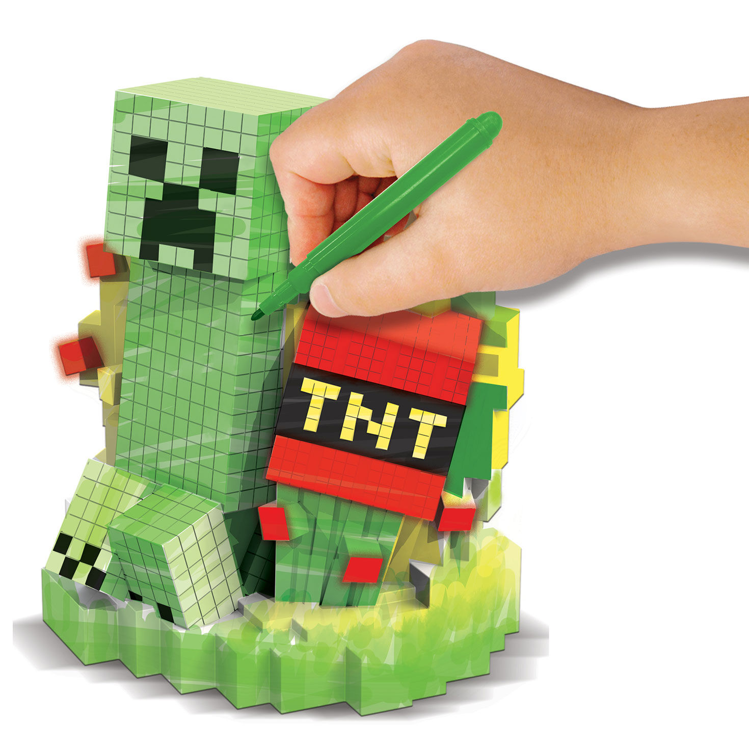 Minecraft Creeper Design A Vinyl Coloring Kit - Kids Toys | Hallmark