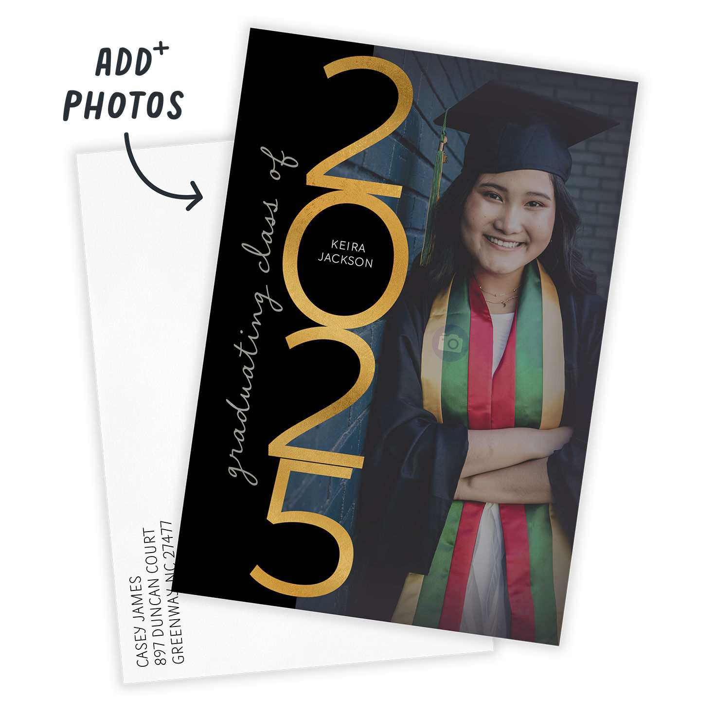 Bold 2025 Graduation Announcement - Announcements | Hallmark