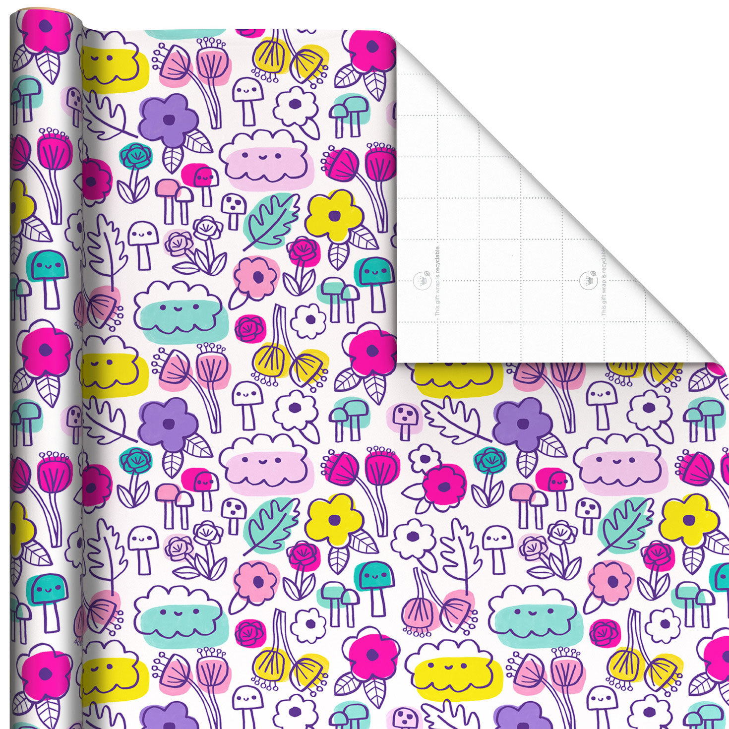 Floral Doodles Wrapping Paper, 20 sq. ft. - Wrapping Paper | Hallmark