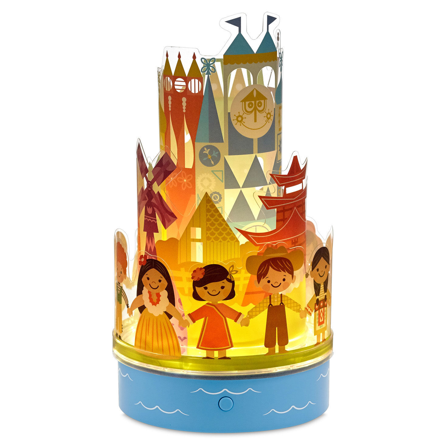 Disney It's a Small World Rotating Lamp With Sound - Decorative ...