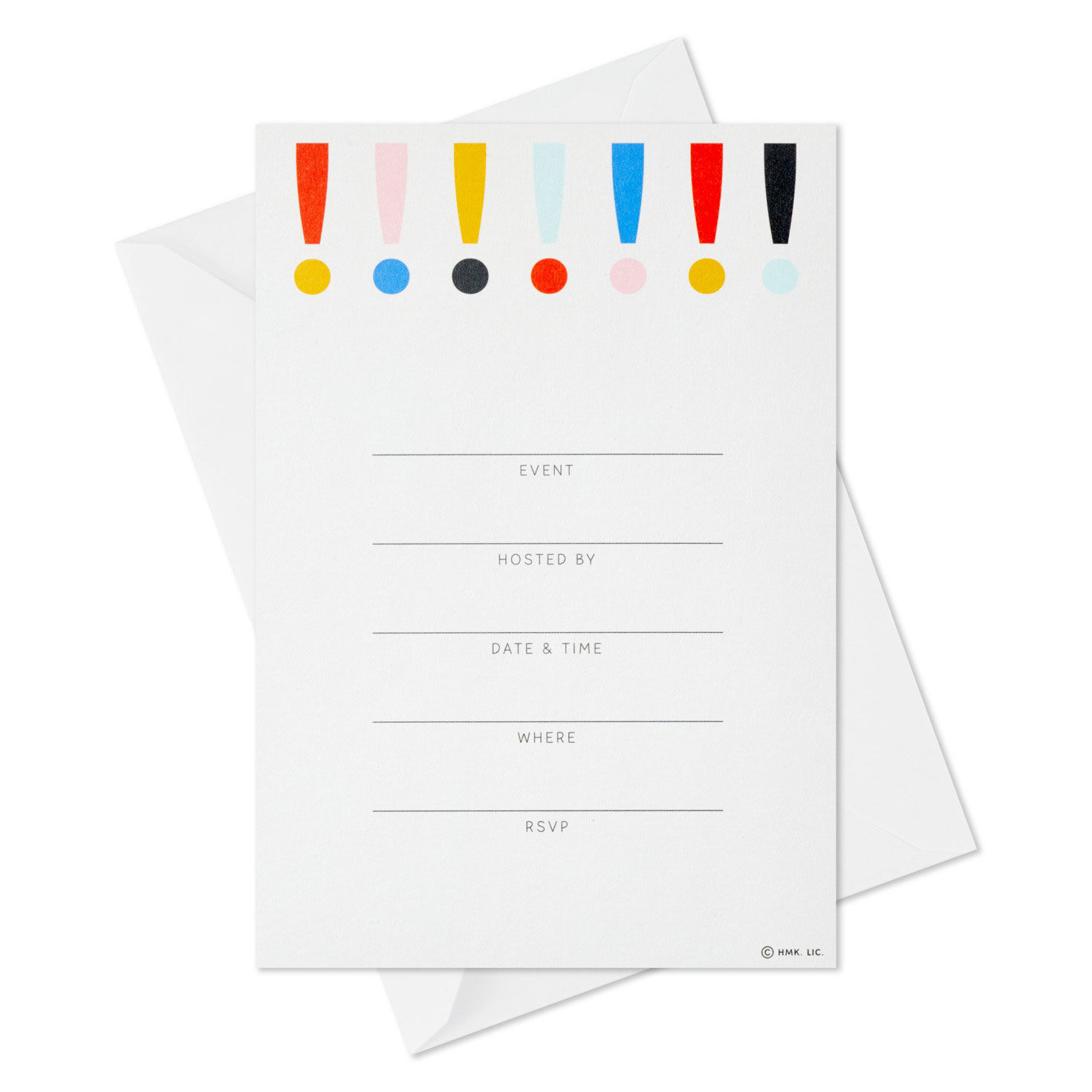 Celebrate! Fill-in-the-Blank Party Invitations, Pack of 10 ...