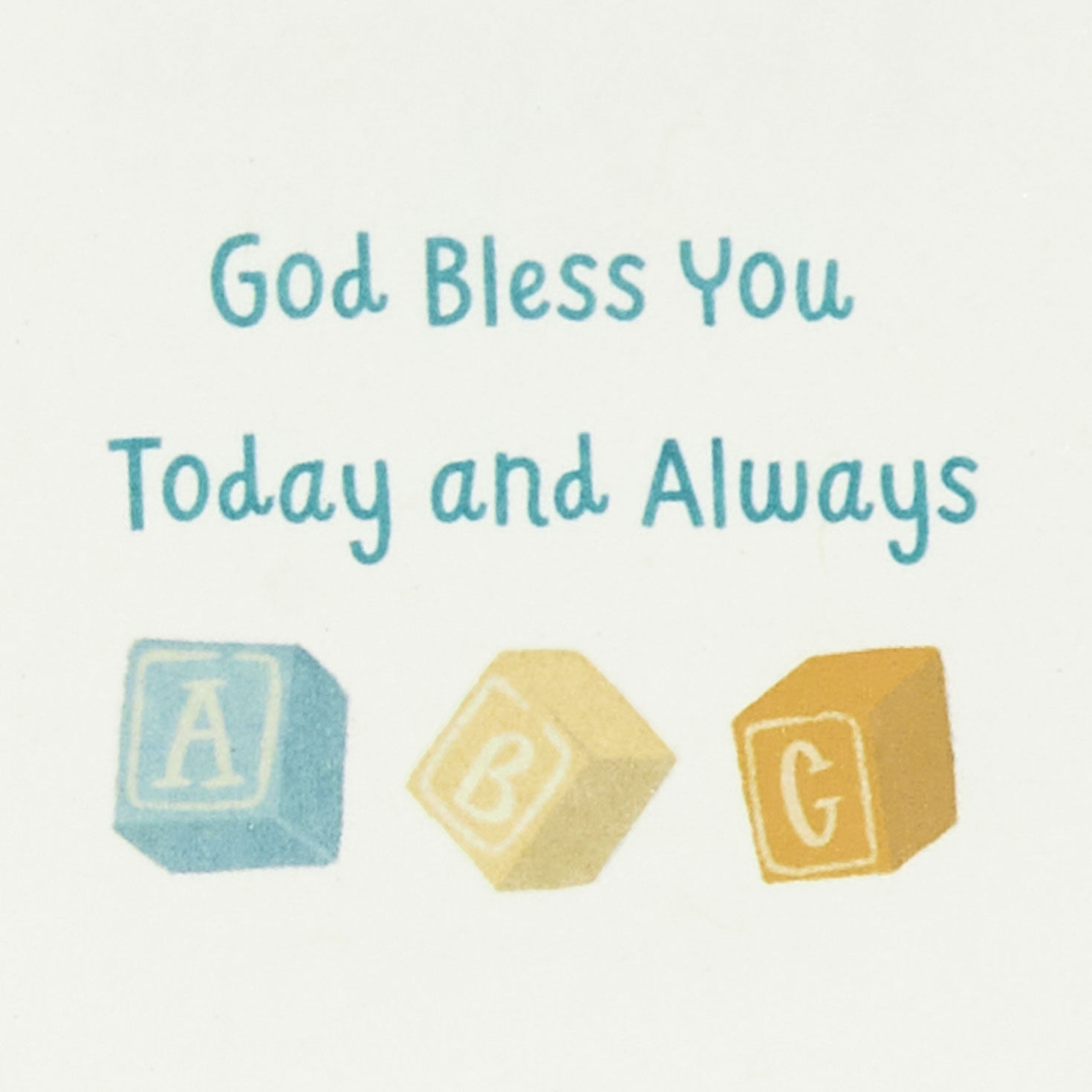 Sweet Child of Promise and Joy Baby Dedication Card - Greeting Cards ...