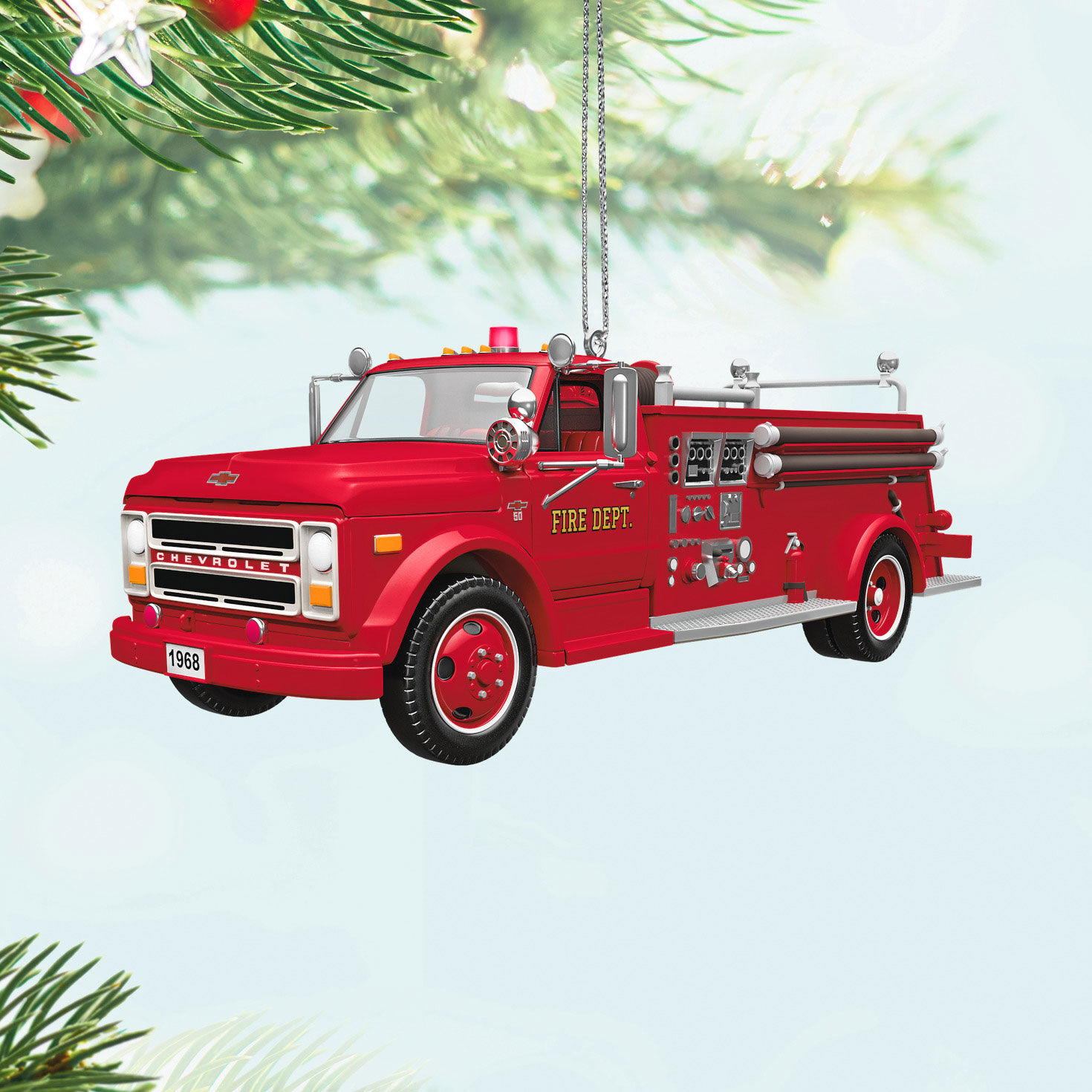 Fire Brigade 1968 Chevrolet® Fire Engine 2025 Ornament With Light ...