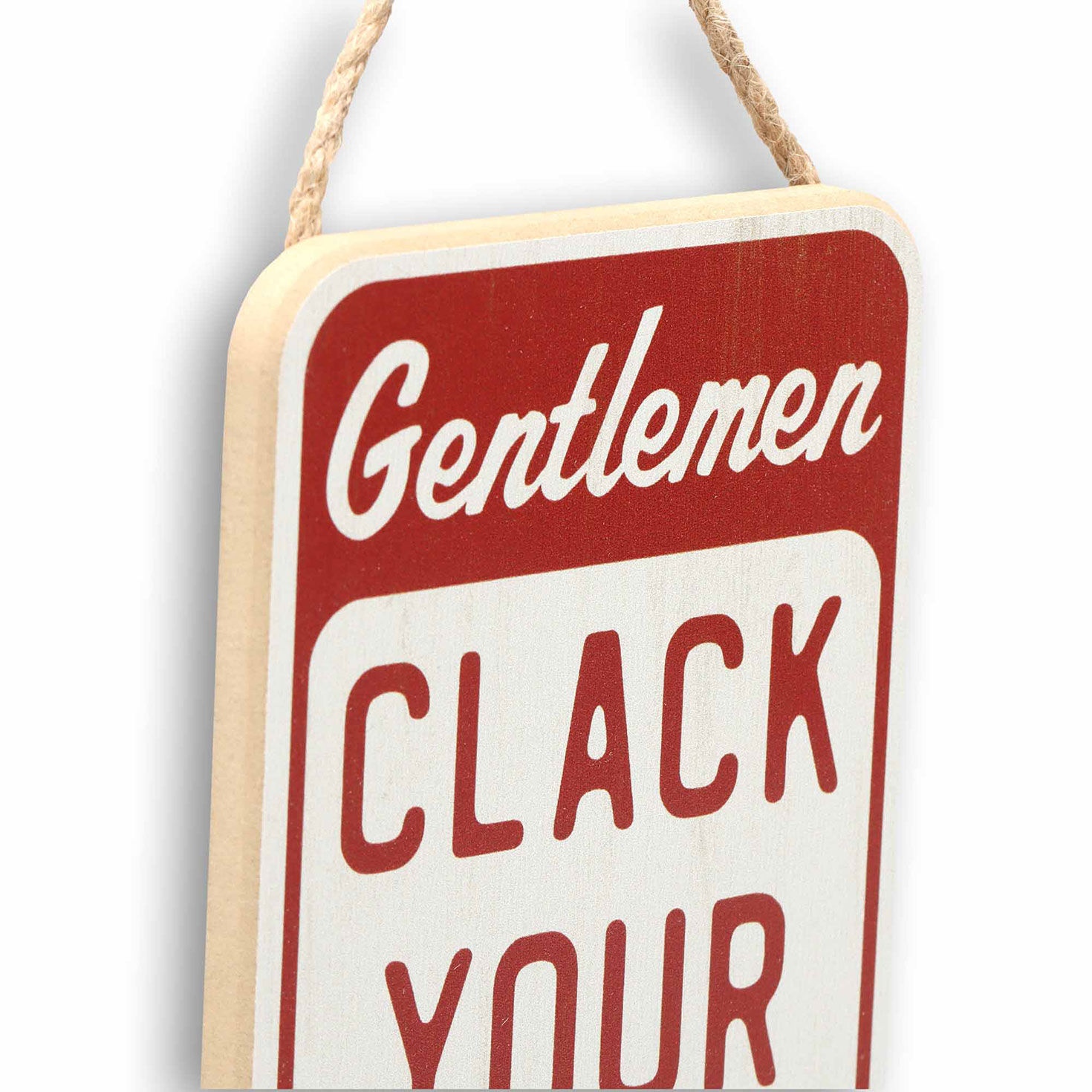 Open Road Garage Clack Your Tongs Wood Quote Sign - Plaques & Signs ...