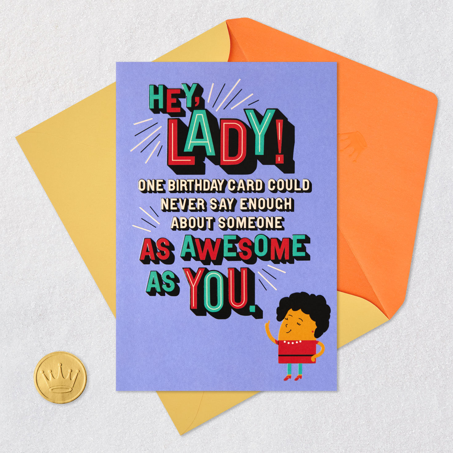 A Bad-Ass, Smart-Ass, Kick Ass Lady Birthday Card With Mini Cards for ...