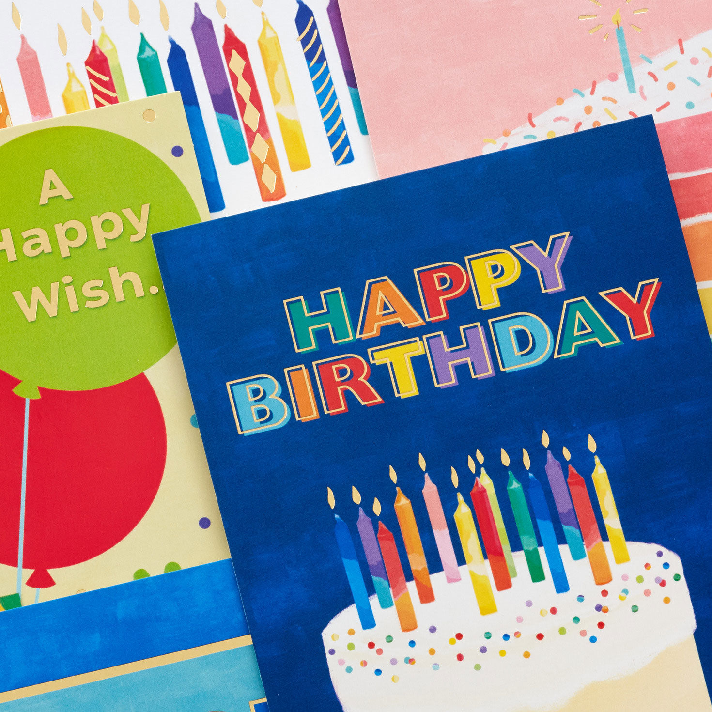 Cake and Candles Boxed Assorted Birthday Cards, Pack of 72 - Boxed ...
