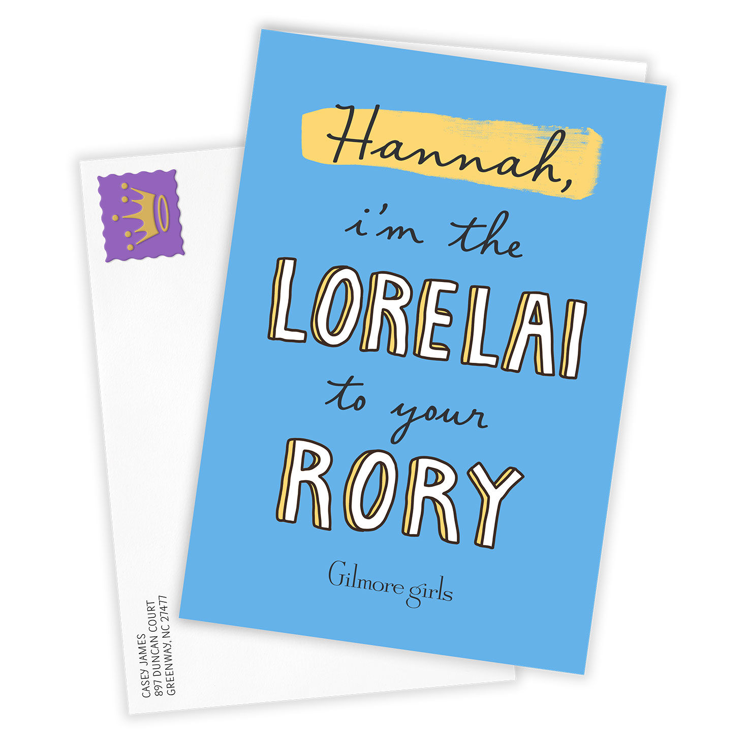 Gilmore Girls The Lorelai to Your Rory Custom Card - Greeting Cards ...