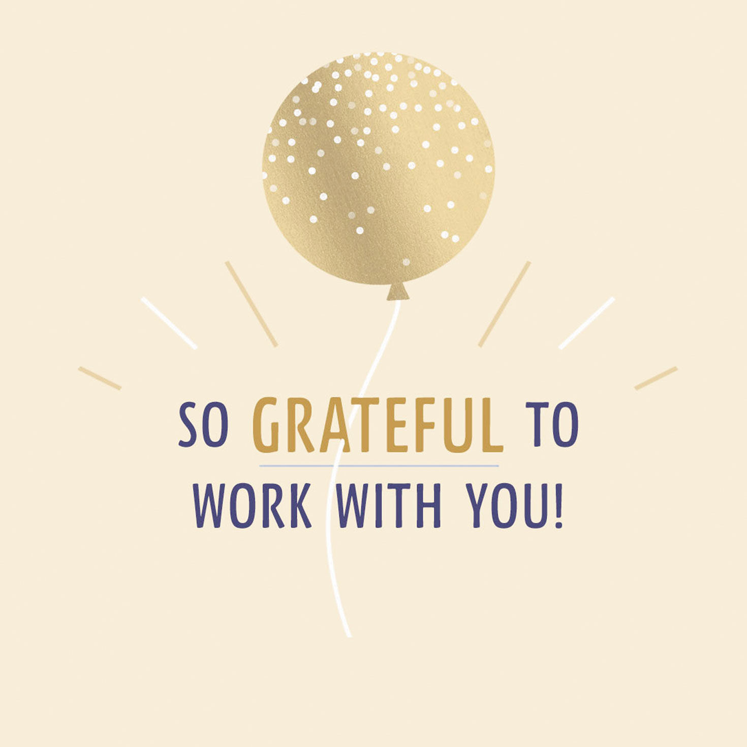 Grateful to Work With You Birthday Card - Greeting Cards | Hallmark