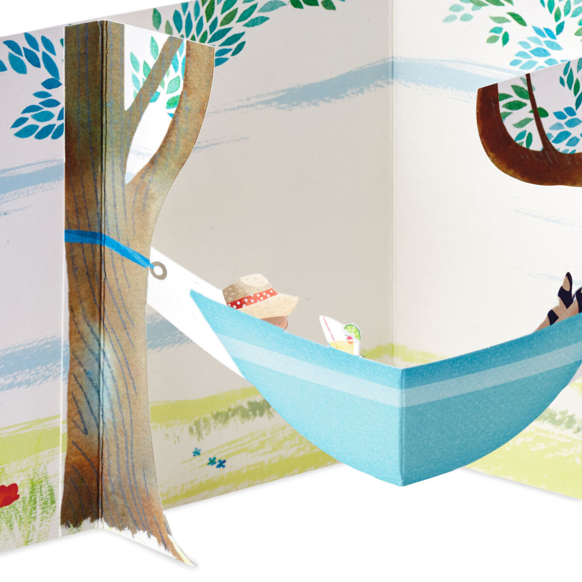 Take It Easy Hammock Mini Pop Up Birthday Card Greeting Cards Hallmark