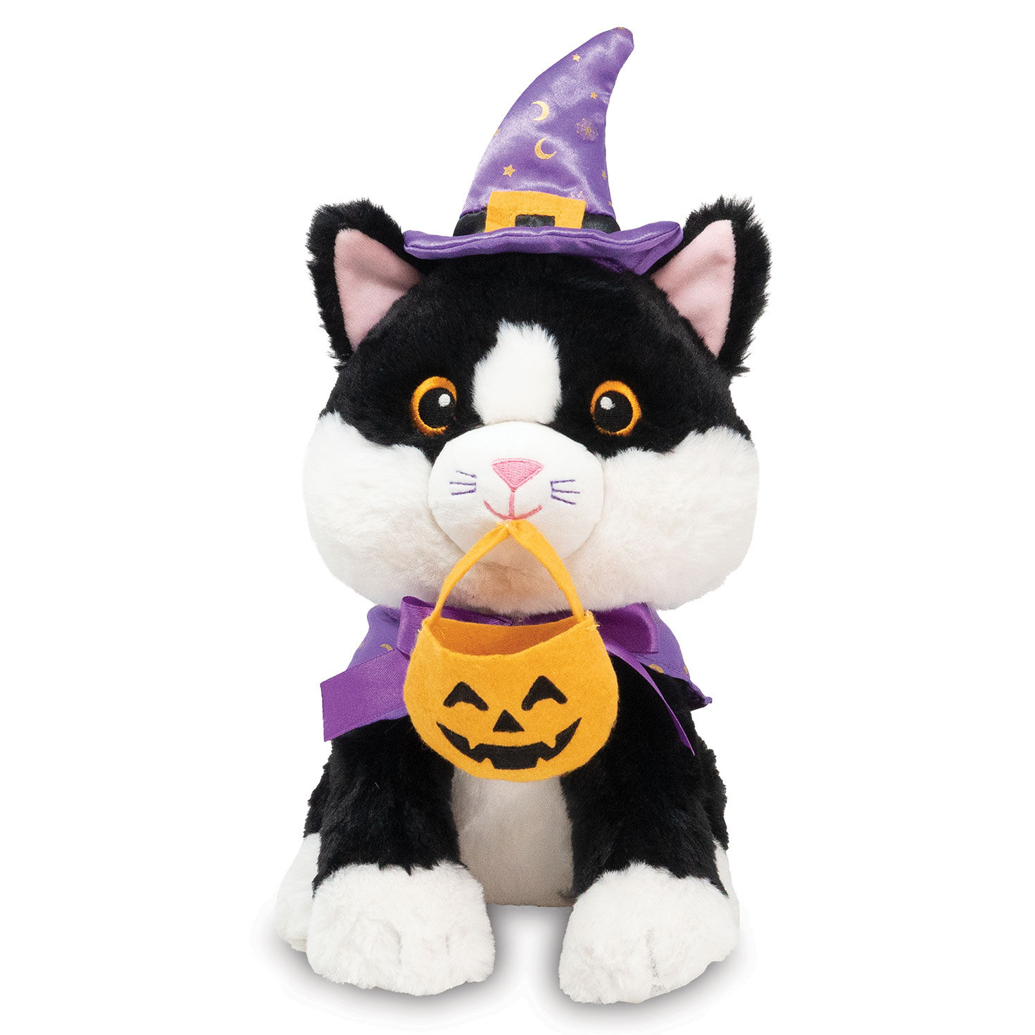 Cuddle Barn Trick-or-Treat Tammy Cat Singing Stuffed Animal With Motion ...