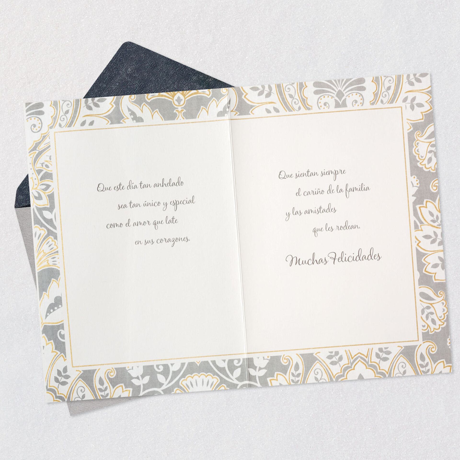 One-of-a-Kind Love Spanish-Language Wedding Card for Couple - Greeting ...