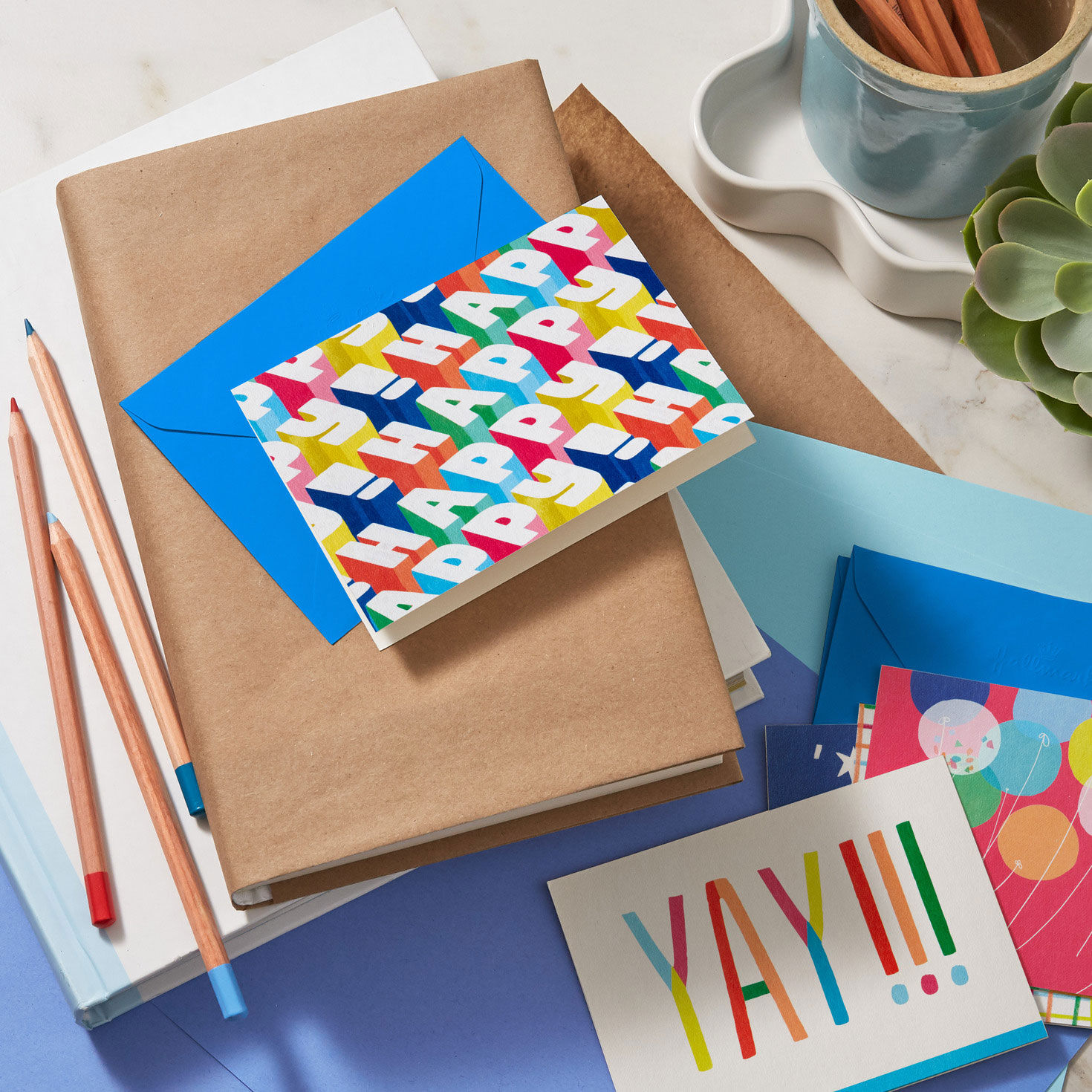 Bright and Cheery Assorted Blank Boxed Notes, Pack of 24 - Note Cards ...