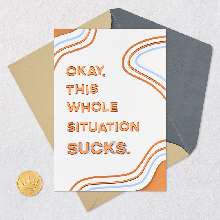 This Sucks Encouragement Card - Greeting Cards | Hallmark This Sucks Encouragement Card - Greeting Cards | Hallmark