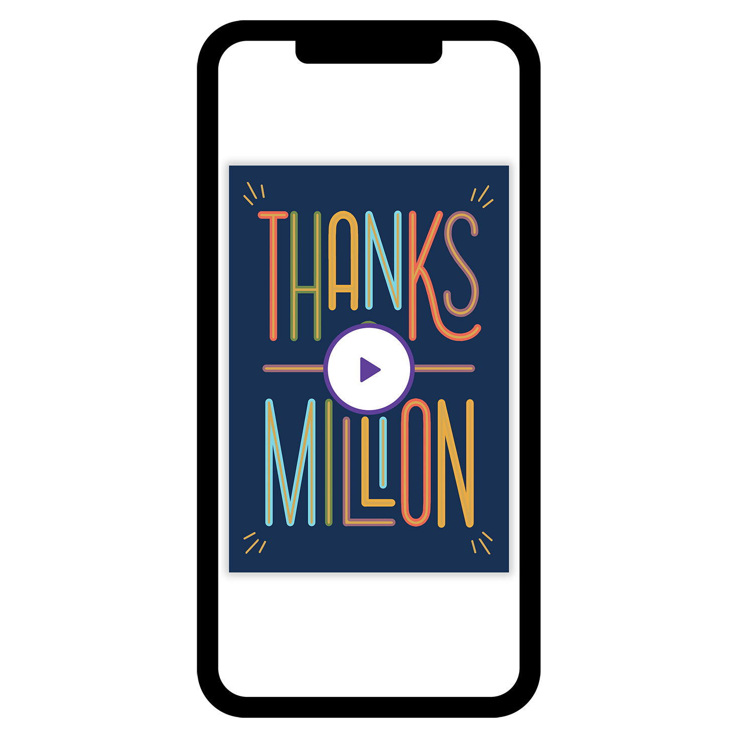 Personalized Thanks a Million Thank-You Photo Card - Greeting Cards ...