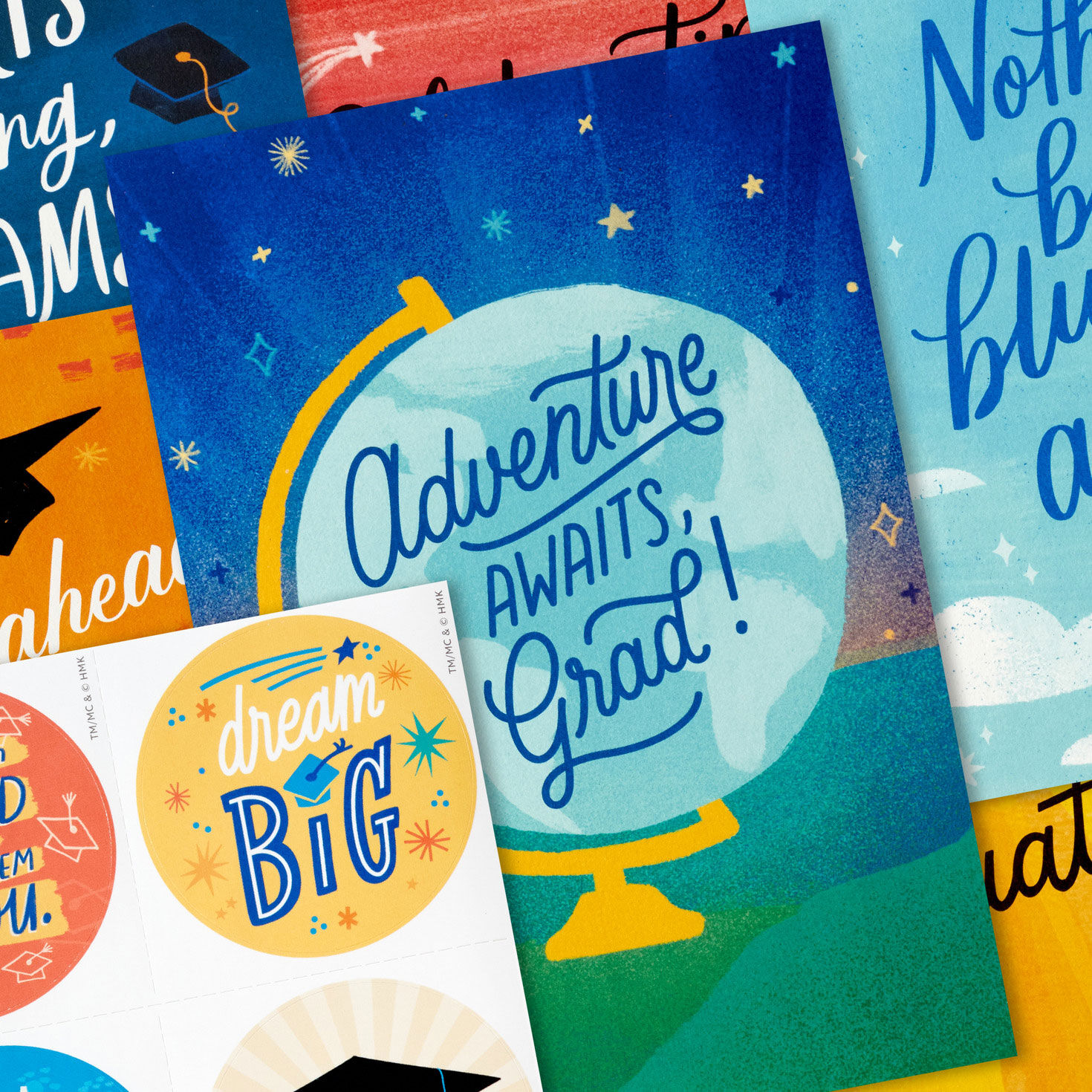 Congrats and Best Wishes Assorted Graduation Cards, Pack of 12 - Boxed ...