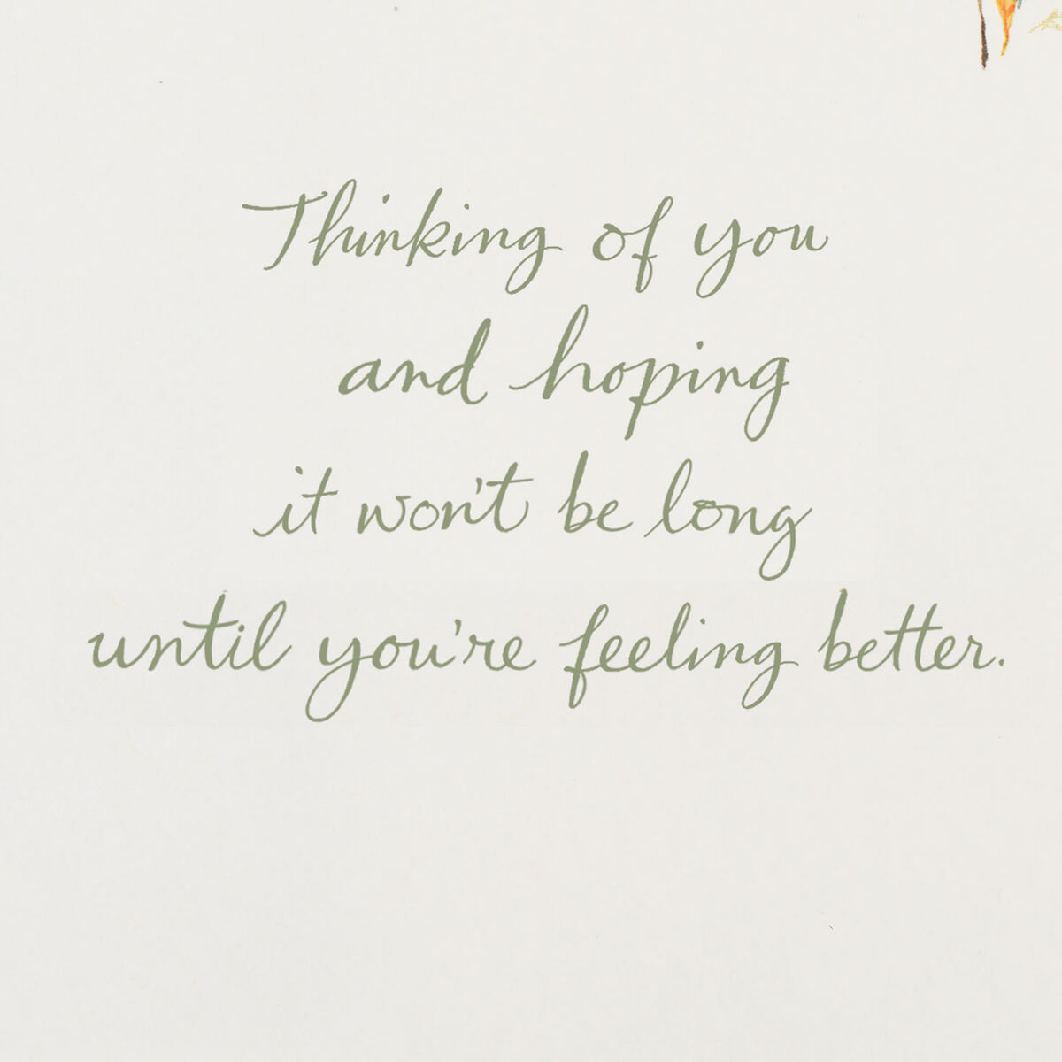 Hoping You Feel Better Soon Get Well Card - Greeting Cards - Hallmark