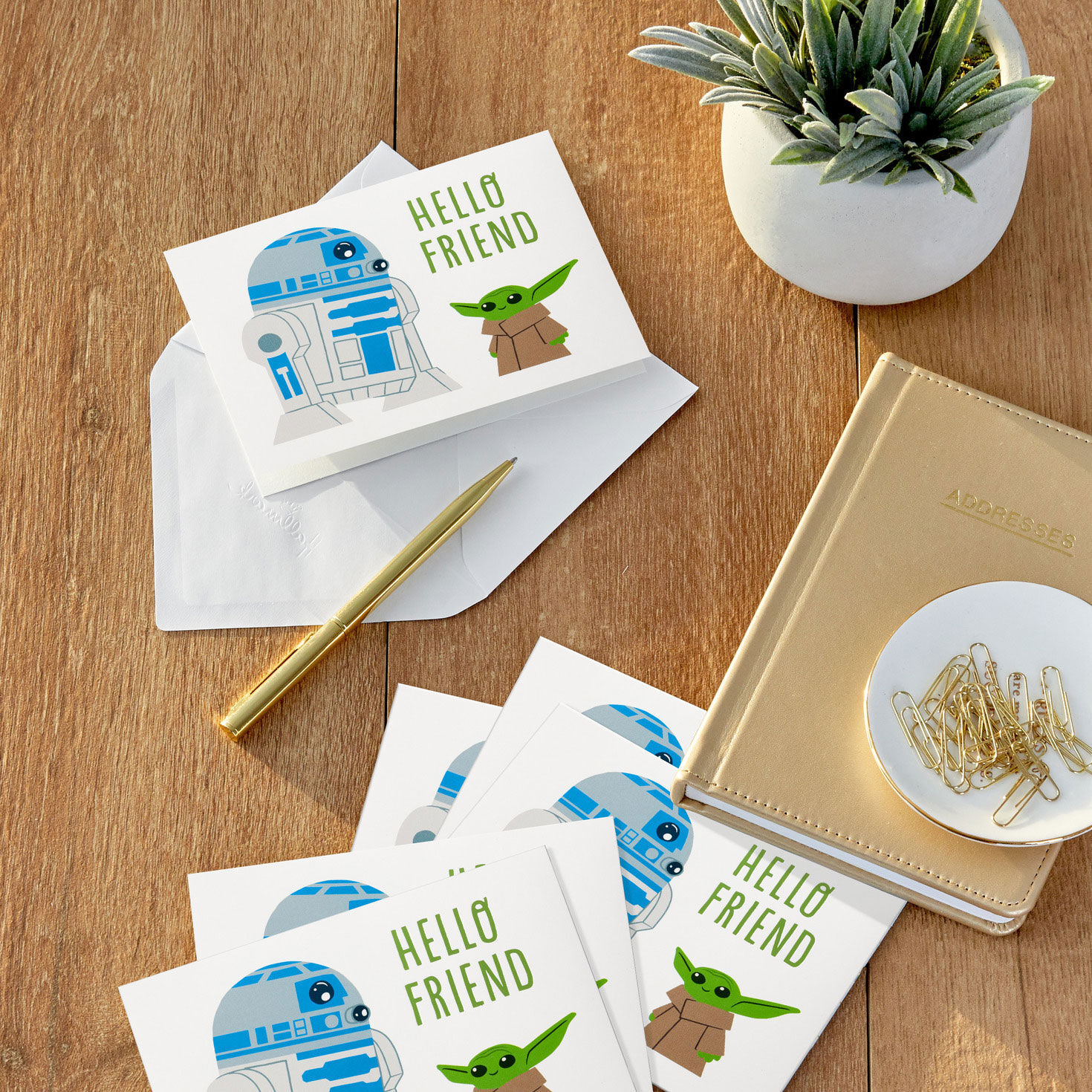 Star Wars: The Mandalorian™ R2-D2™ and Grogu™ Blank Notes, Pack of 10 ...