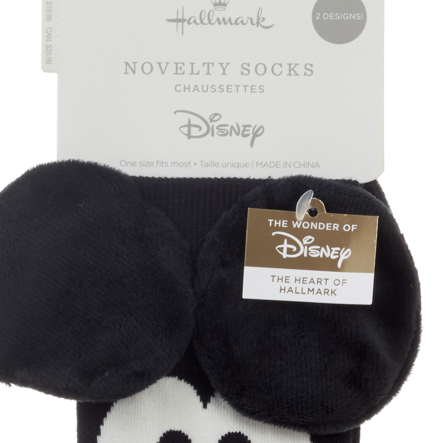 Disney Mickey Mouse and Minnie Mouse Novelty Crew Socks - Socks ...