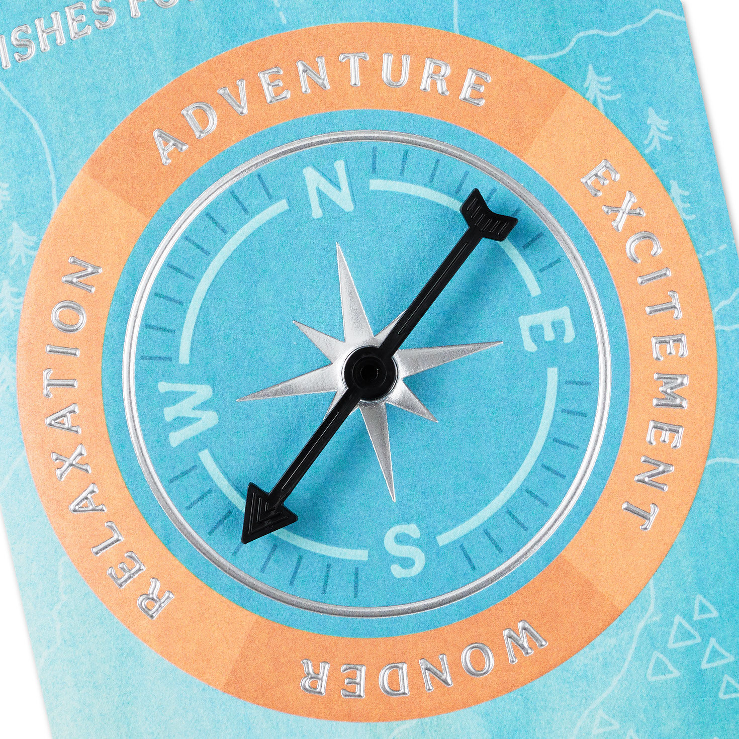 Wishes for the Year Compass Wheel Birthday Card for Son-in-Law ...