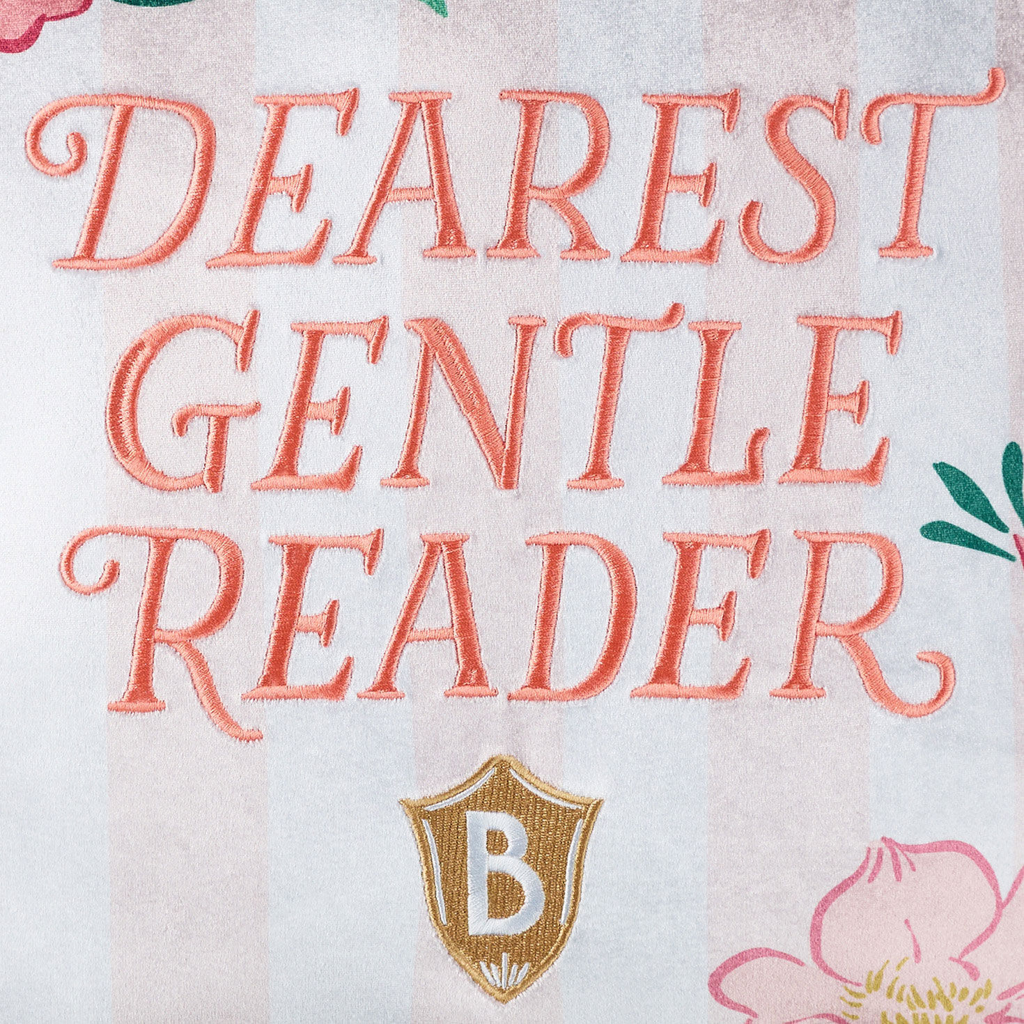 Bridgerton Dearest Gentle Reader Throw Pillow, 18x18 - Pillows ...