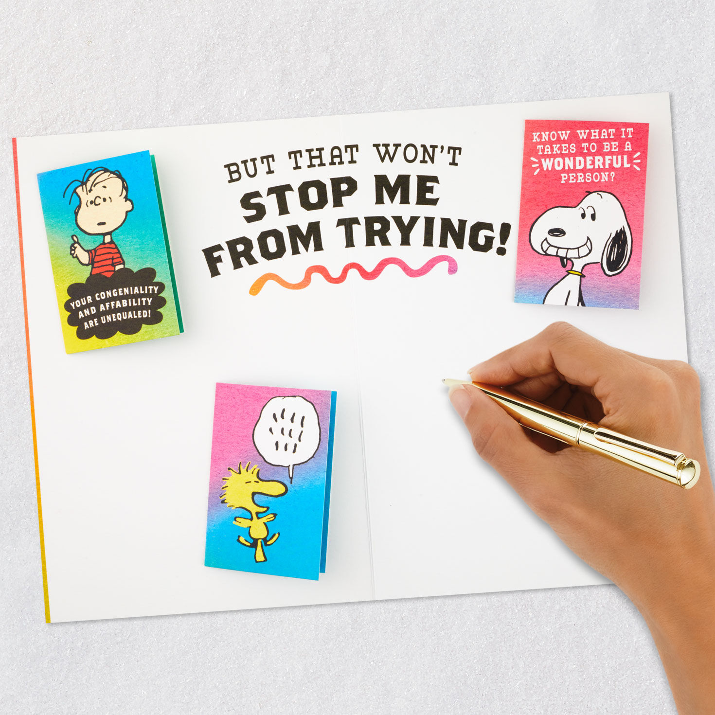 Peanuts® Charlie Brown Wonderful You Funny Birthday Card With Mini ...